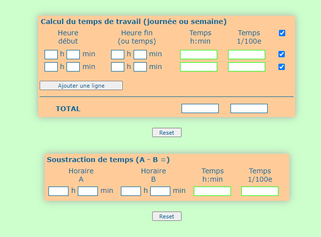 Calculette Mauricette : Heure et Temps de travail (2022)